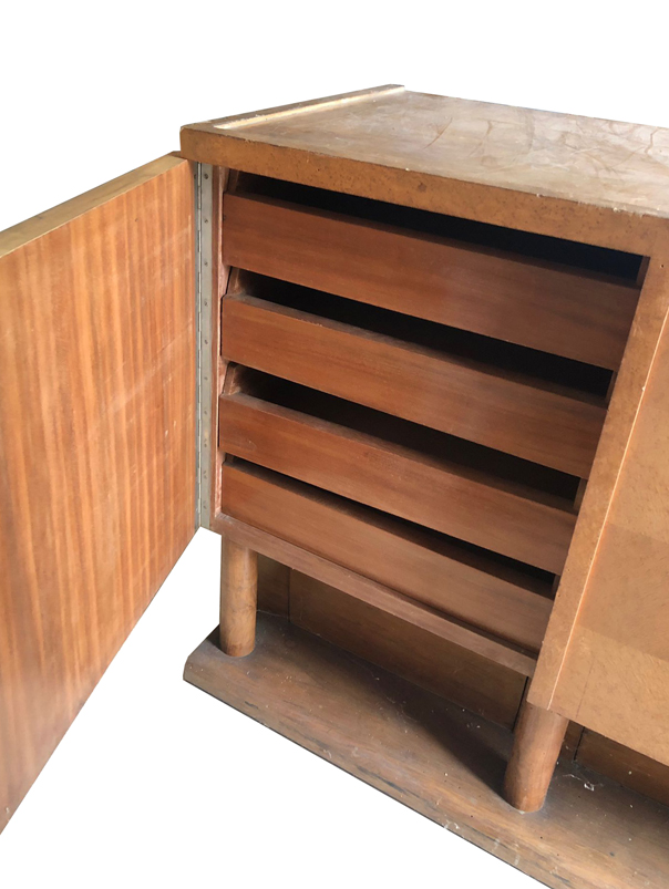 Cassettiera Art Decò Razionalista tre ante radica - Robertaebasta® Art ...