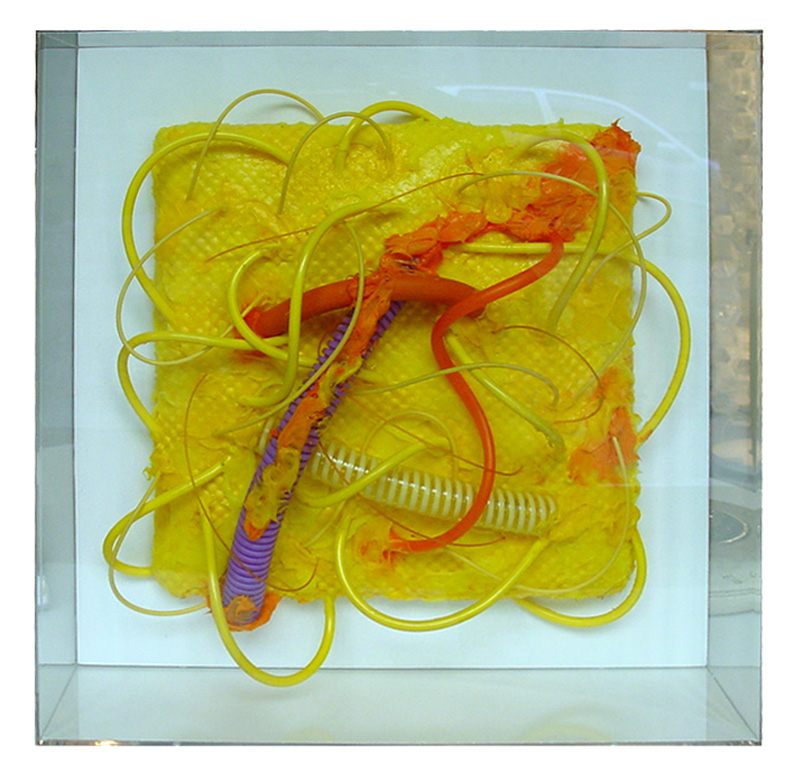 Quadro Art Decò Quadrato giallo - Robertaebasta® Art Gallery