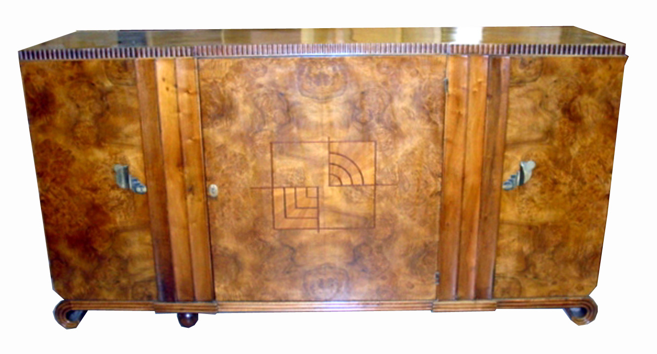 Credenza Vintage Radica con quadrato - Robertaebasta® Art Gallery
