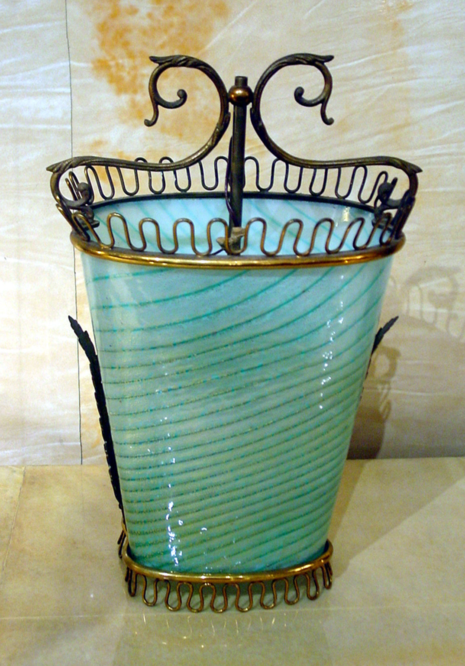 Lampadario Vintage Trapezio verde - Robertaebasta® Art Gallery